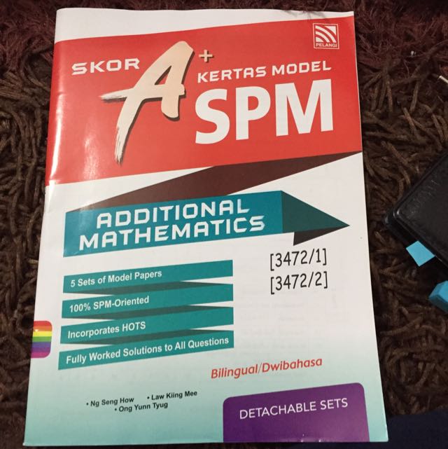 Add Maths SPM Model Papers, Hobbies & Toys, Books & Magazines ...