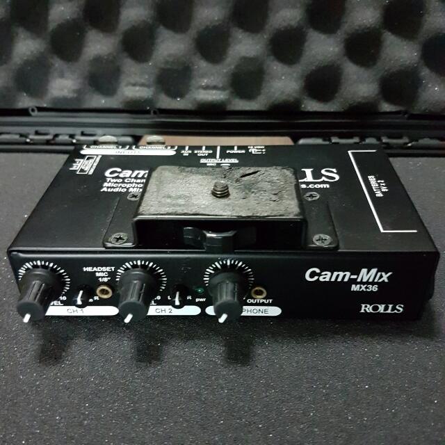 DSLR Audio Mixer - 2 Channels, Audio, Other Audio Equipment on Carousell