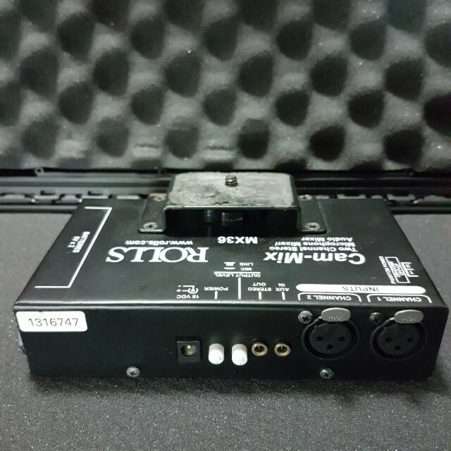 DSLR Audio Mixer - 2 Channels, Audio, Other Audio Equipment on Carousell