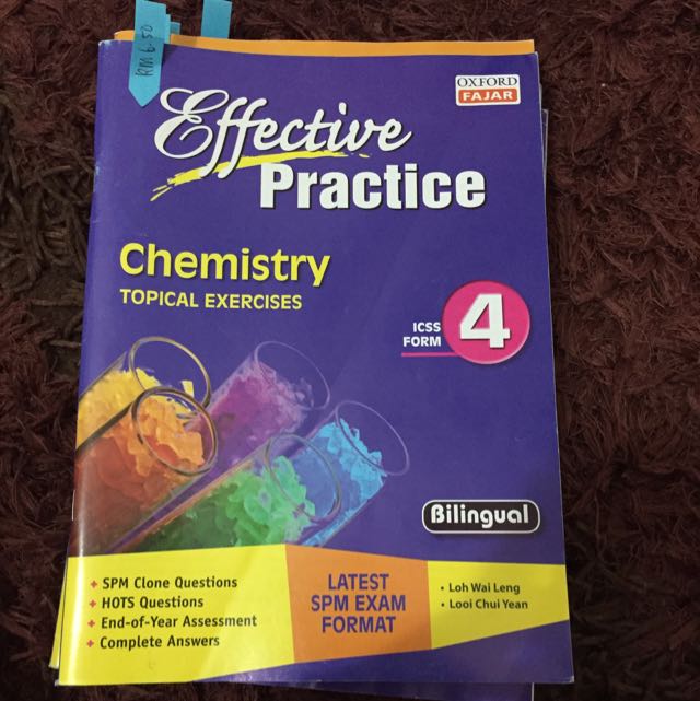 Form 4 Chemistry Exercise Book, Hobbies & Toys, Books & Magazines ...
