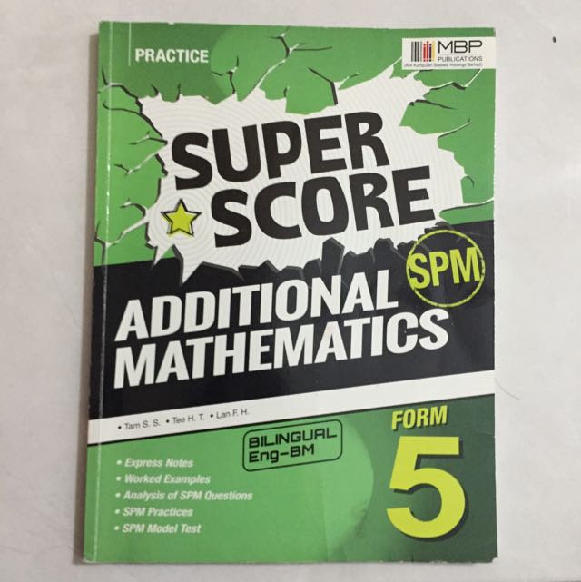 Form 5 Add Maths Exercise Book, Hobbies & Toys, Books & Magazines ...