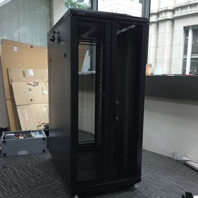 27u Server Rack With 6 Fans And Roller., Computers & Tech, Parts ...