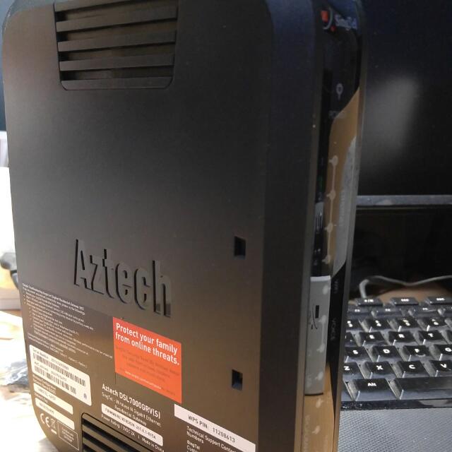 Aztech DSL7002GRV(S) Singtel Modem, Computers & Tech, Parts ...