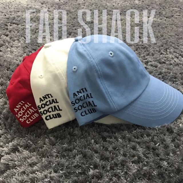 anti Social social Club Cap, Men's Fashion, Watches & Accessories, Cap ...