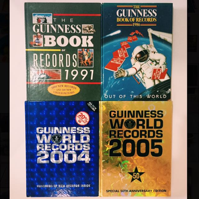 Guinness Book Of Records Collection, Hobbies & Toys, Books & Magazines ...