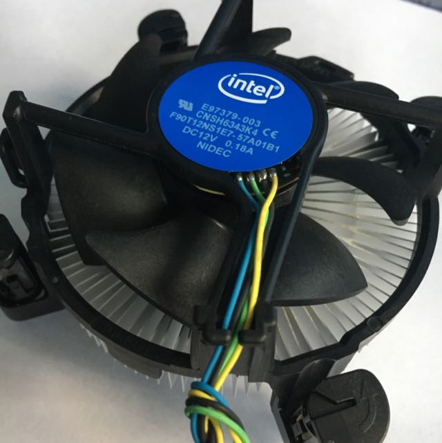 Intel CPU Heatsink Quiet Fan Cooler For LGA 1151/1155/1156 Desktop ...