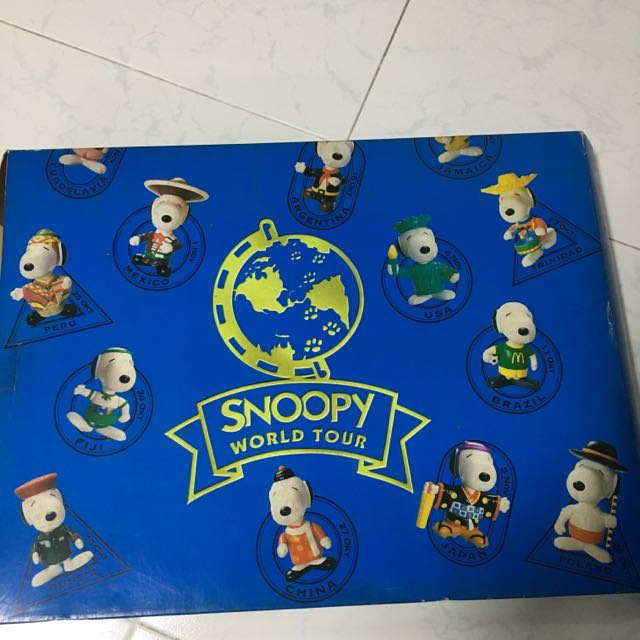 Mcdonalds Snoopy World Tour Collection, Hobbies & Toys, Toys & Games on ...