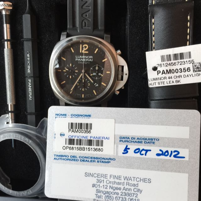 Pam356 DayLight Limited Edition 577/1500, Luxury, Watches on Carousell