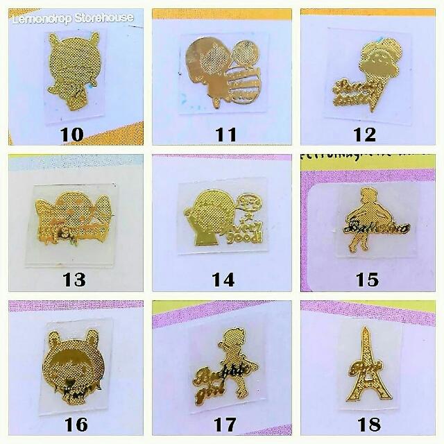 Stiker Anti Radiasi Pony Brown Lapis Emas 24K Gold Sticker Lucu Imut ...