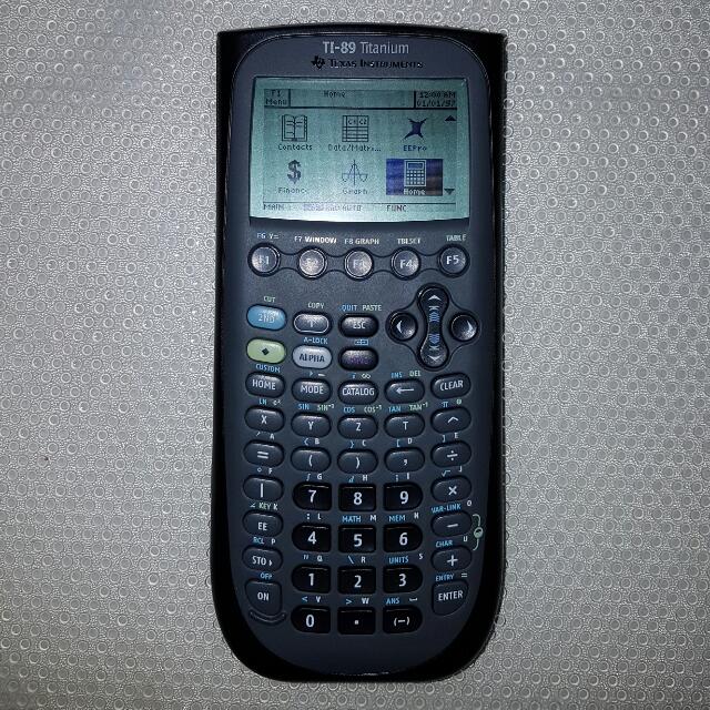 Texas Instruments Calculatir TI-89 Titanium, Hobbies & Toys, Books ...