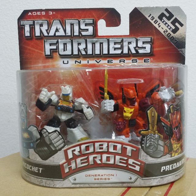 Transformers Universe Robot Heroes Ricochet VS PredaKing, Hobbies ...