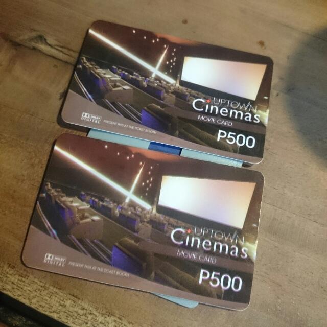 Uptown Mall Cinema Ticket/Gift Check, Tickets & Vouchers, Store Credits ...