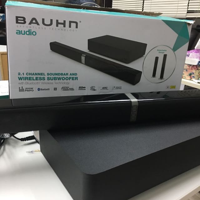 Bauhn - 2.1 Channel Soundbar With Wireless Subwoofer And Bluetooth ...