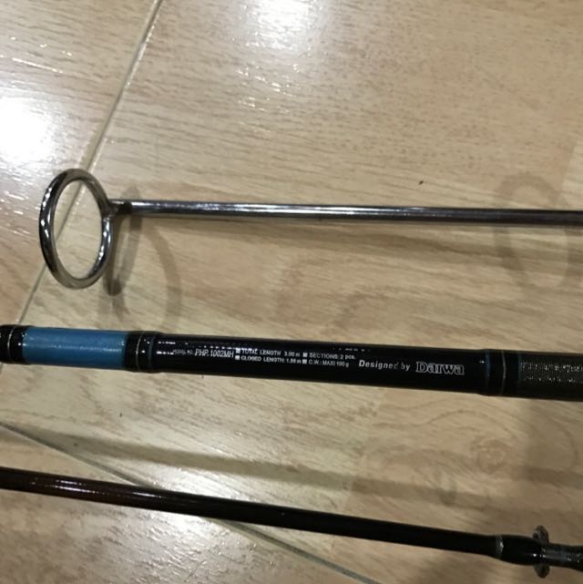 Daiwa Phantom 10ft Surf Cast Rod With Rod Holder, Sports Equipment ...