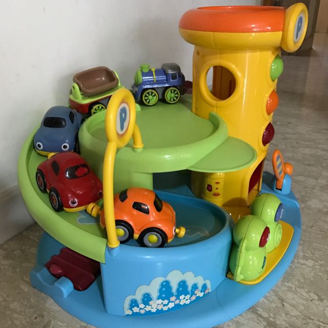 ELC car park with cars and trucks, Hobbies & Toys, Toys & Games on ...
