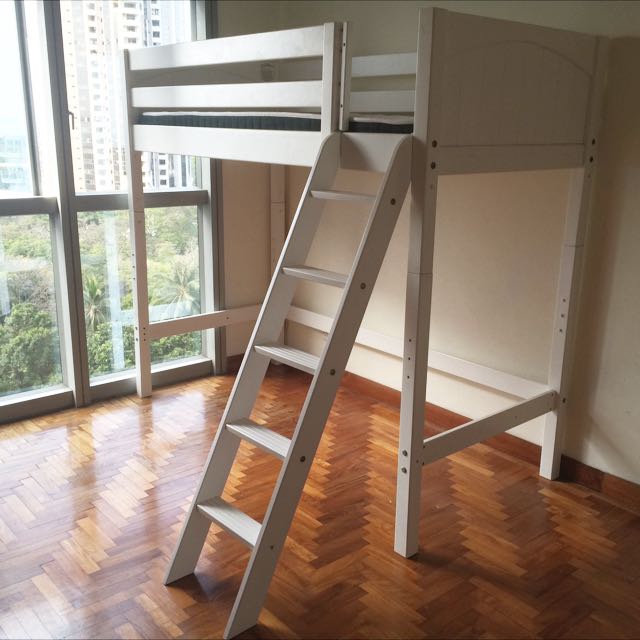Flexa single loft Bed, Furniture & Home Living, Furniture, Bed Frames ...
