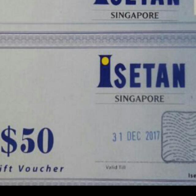 Isetan Vouchers, Tickets & Vouchers, Vouchers on Carousell