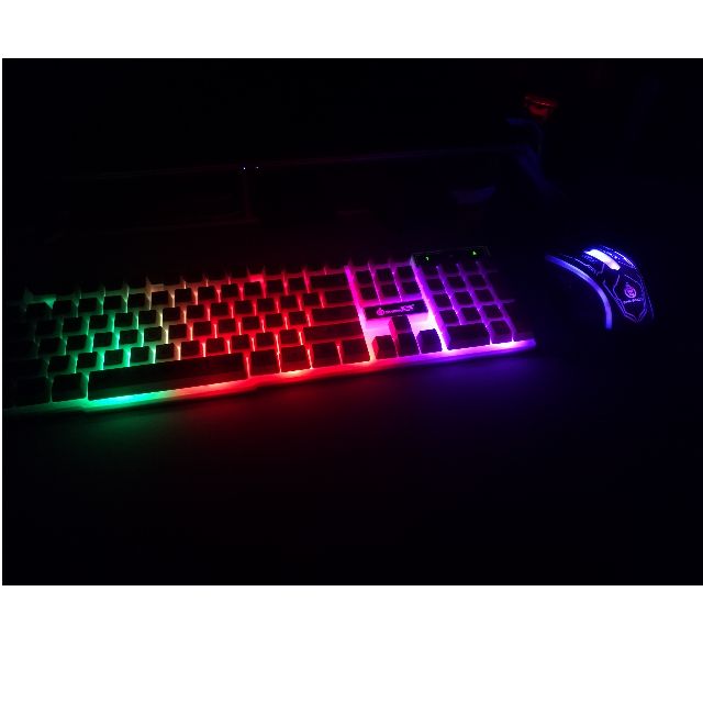 Shipadoo D600 Backlit Gaming Keyboard & Mouse Set, Computers & Tech ...