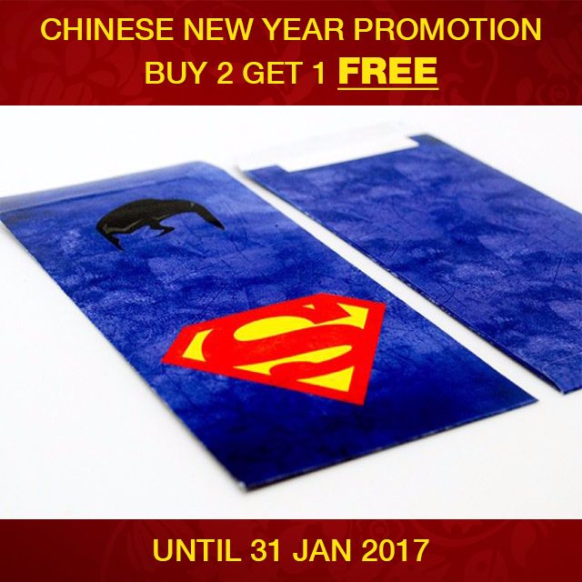 Superman Money Packet / Hong Bao / Ang Pao / Sampul Duit - Chinese New ...