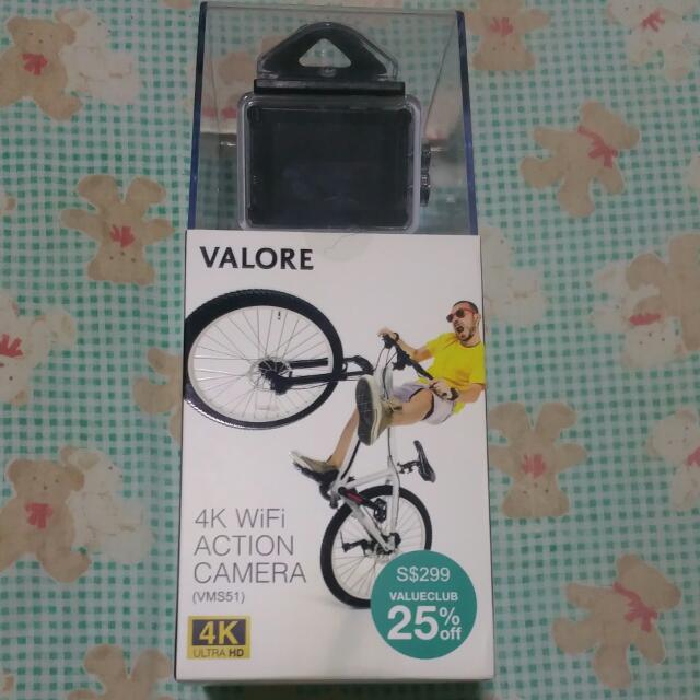 Valore 4K Wifi Action Camera, Photography, Video Cameras on Carousell