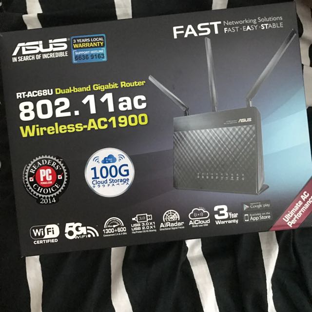 ASUS RT-AC68U, Computers & Tech, Parts & Accessories, Networking on ...