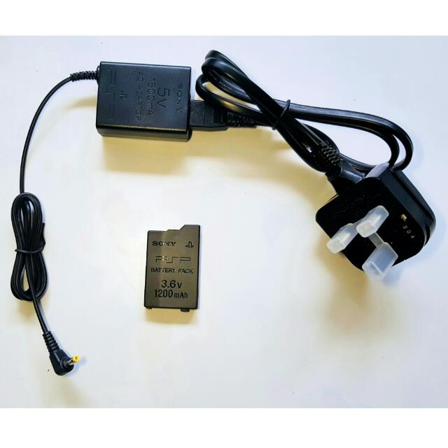 Best Selling!! Original PSP Charger & Batteries Please Read The Warning ...