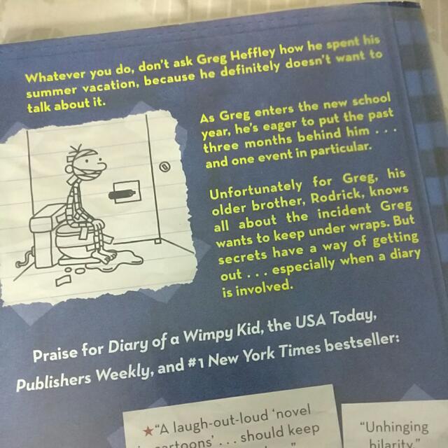 Diary Of A Wimpy Kid: Rodrick Rules, By Jeff Kinney, Hobbies & Toys ...