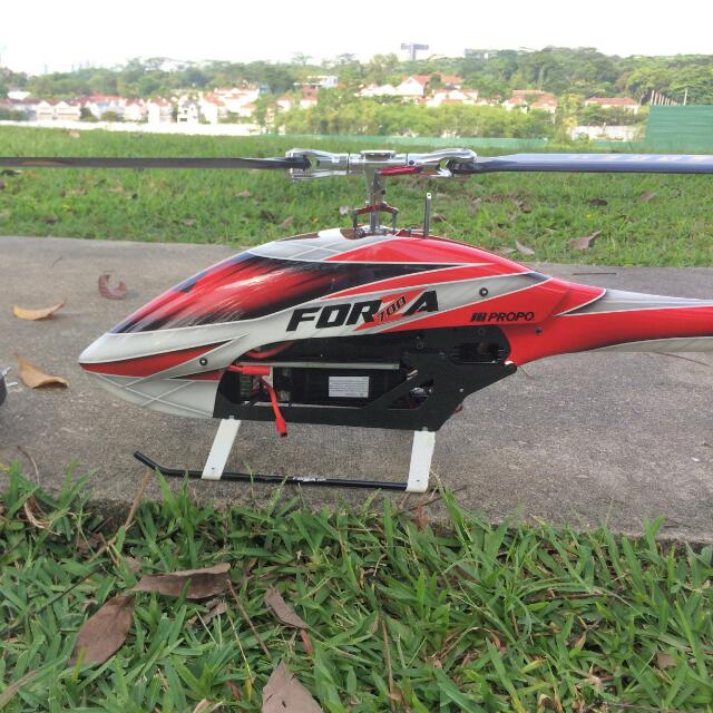 JR Forza 700 Heli (Kit with motor and ESC), Hobbies & Toys, Toys ...
