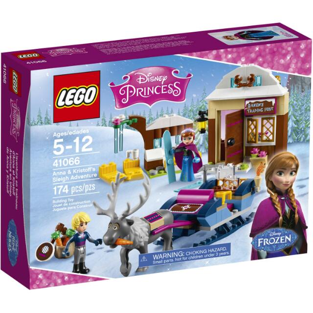 Lego Disney Princess Frozen 41066 Anna And Kristoff's Sleigh Adventure ...