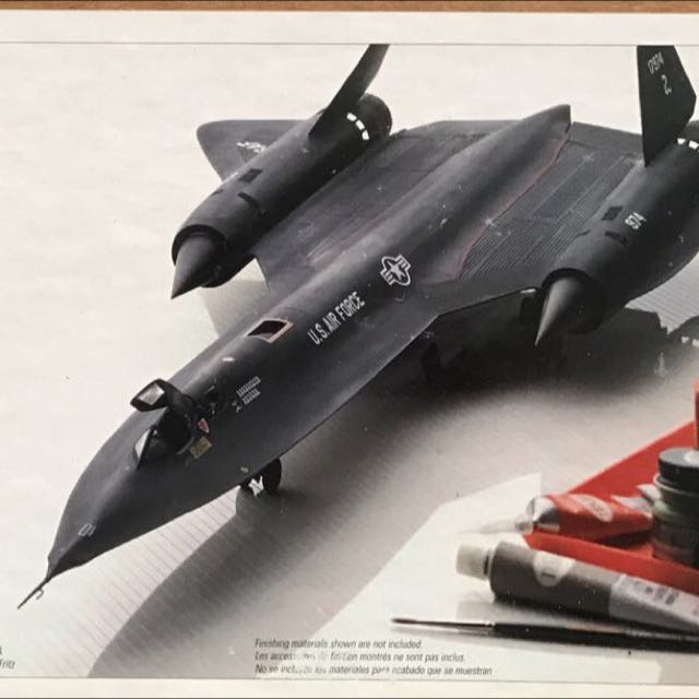 TESTORS 1-48 SR-71 Blackbird Model Kit, Toys & Games, Others on Carousell