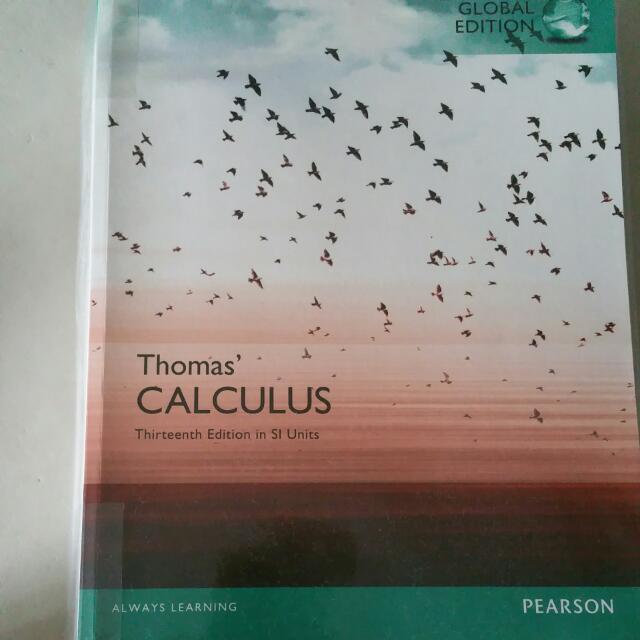 Thomas' Calculus 13th Edition In SI Units Global Edition, Hobbies ...