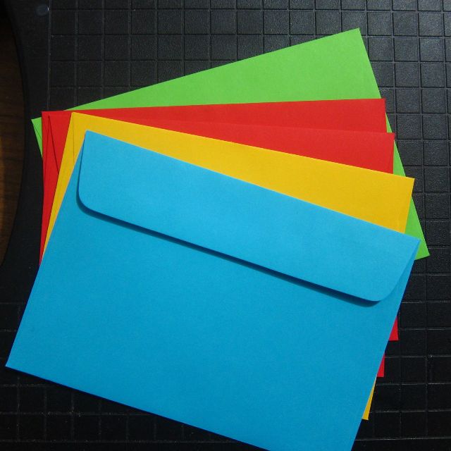 C6 coloured envelopes for invitations, Hobbies & Toys, Stationery ...