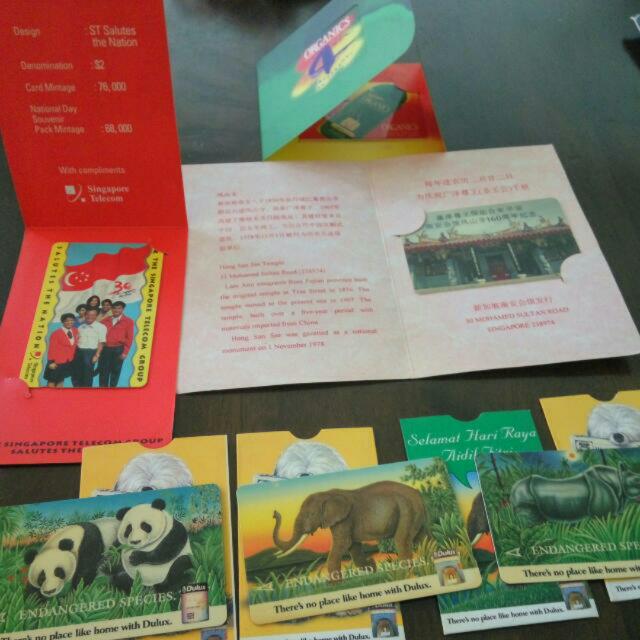 Vintage Collectible Singapore phone cards, Hobbies & Toys, Memorabilia ...