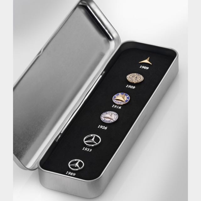 Mercedes Benz Classic Logo Pin, Luxury, Accessories on Carousell
