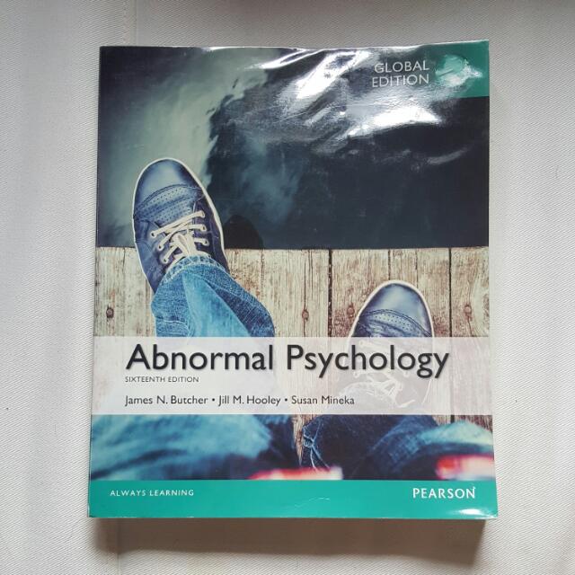 Abnormal Psychology Textbook (16th Edition) [James N. Butcher, Jill M ...