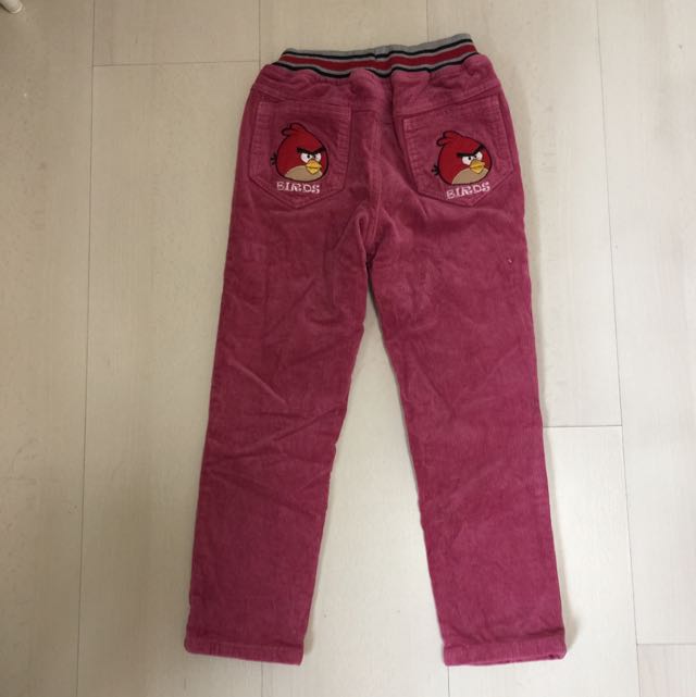 Angry bird corduroy Pants, Babies & Kids, Babies & Kids Fashion on ...