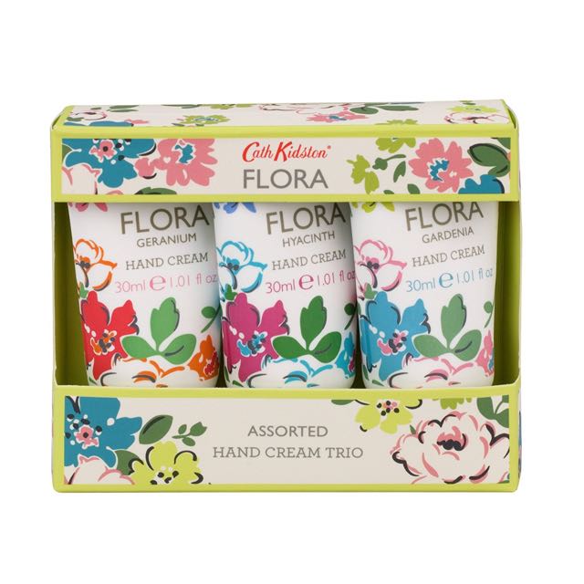 Cath Kidston Flora Hand Cream Trio 3 x 30 ml, Beauty & Personal Care ...