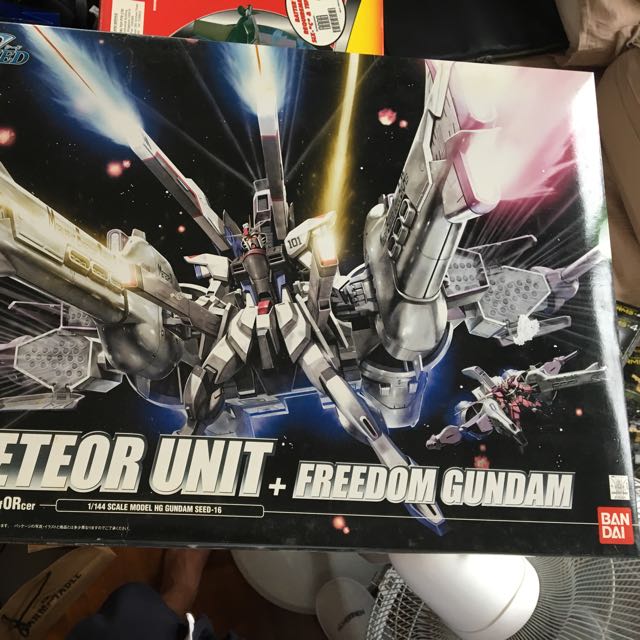Freedom Gundam +Meteor Unit, Hobbies & Toys, Toys & Games on Carousell