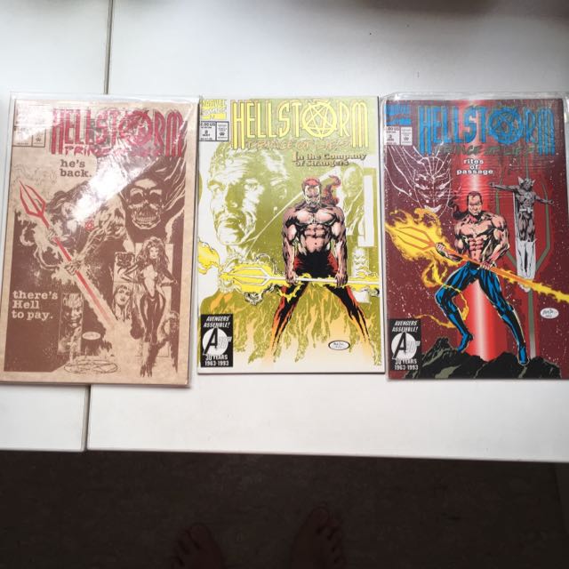 Marvel Hellstorm 1990s Vintage Comics, Hobbies & Toys, Memorabilia ...