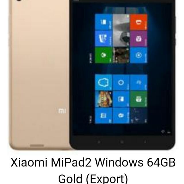 Mi Pad 2 (Gold) Windows 10, Mobile Phones & Gadgets, Tablets, Android ...