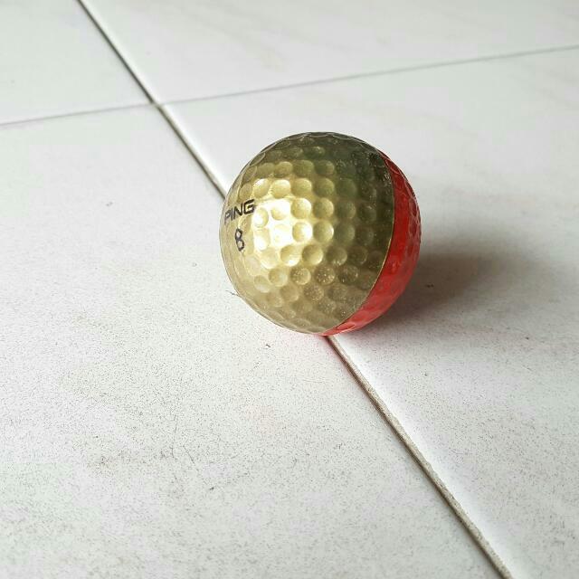 Rare PING Golf Ball Maroon And Gold., Women's Fashion, Jewelry ...