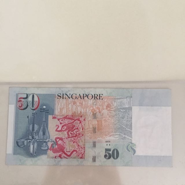 Singapore 50 Note, Vintage & Collectibles, Currency on Carousell