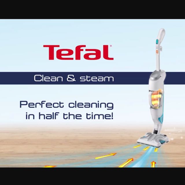 Tefal Clean & Steam Vacuum Cleaner VP7557, TV & Home Appliances, Vacuum ...
