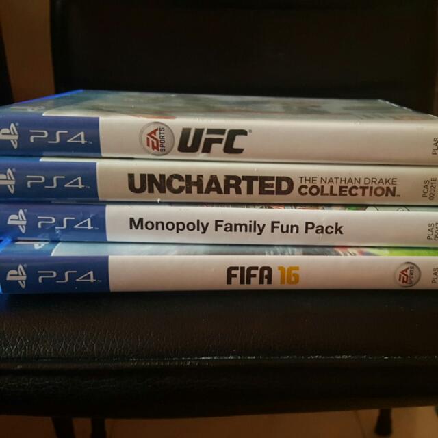 UFC $15 UNCHARTED COLLECTION $30(CODE UNREDEEM)SOLD MONOPOLY $20 FIFA ...