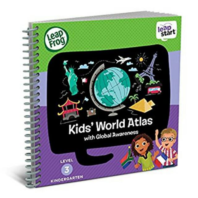 LeapFrog LeapStart Kindergarten Activity Book: Kids' World Atlas and ...