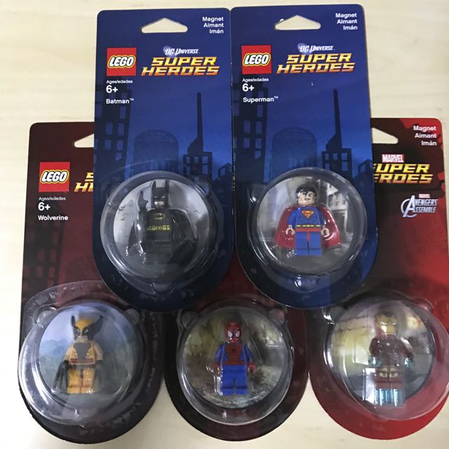 Marvel And DC Lego Magnet Minifigures, Hobbies & Toys, Toys & Games on ...