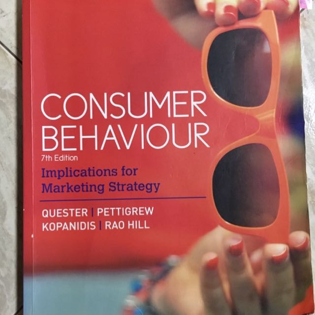 MKTG 1052 Consumer Behaviour Textbook, Hobbies & Toys, Books ...