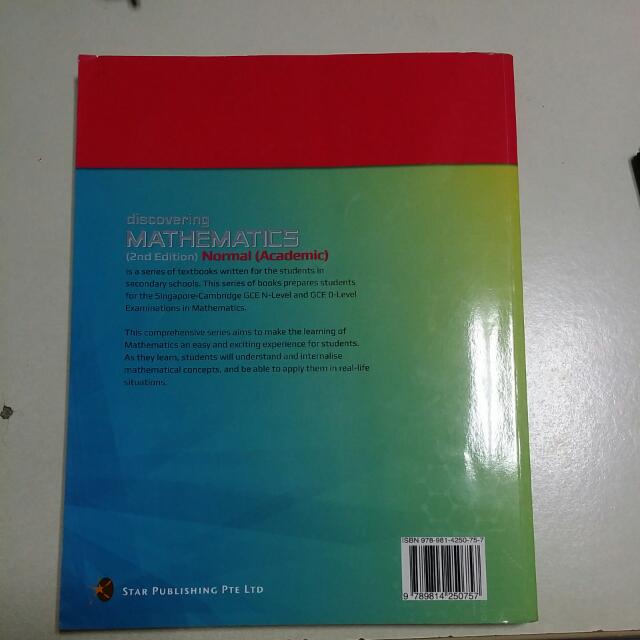 NA Maths Textbook, Hobbies & Toys, Books & Magazines, Fiction & Non ...
