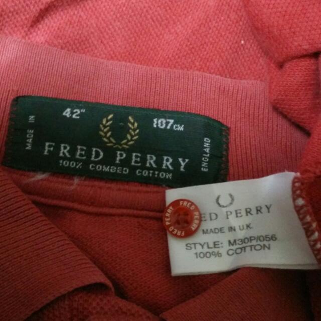 ORIGINAL PRED FERRY RED POLO SHIRT, Men's Fashion, Tops & Sets, Tshirts ...