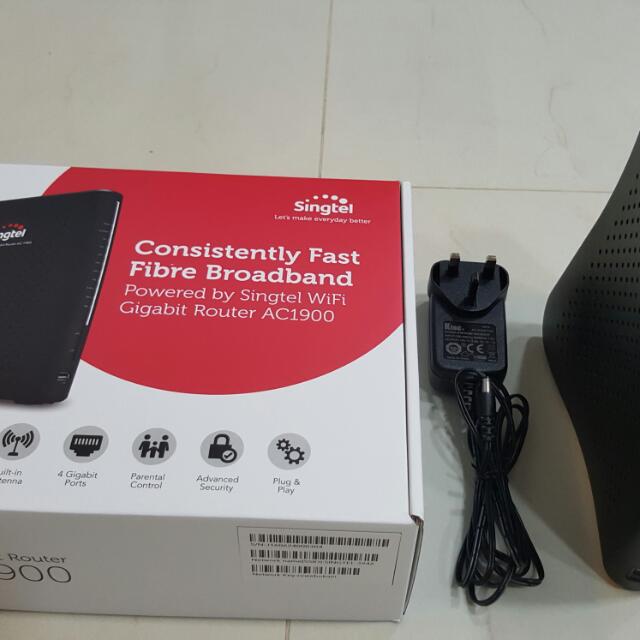 Singtel Wifi Gigabit Router Arcadyan AC1900, Computers & Tech, Parts ...